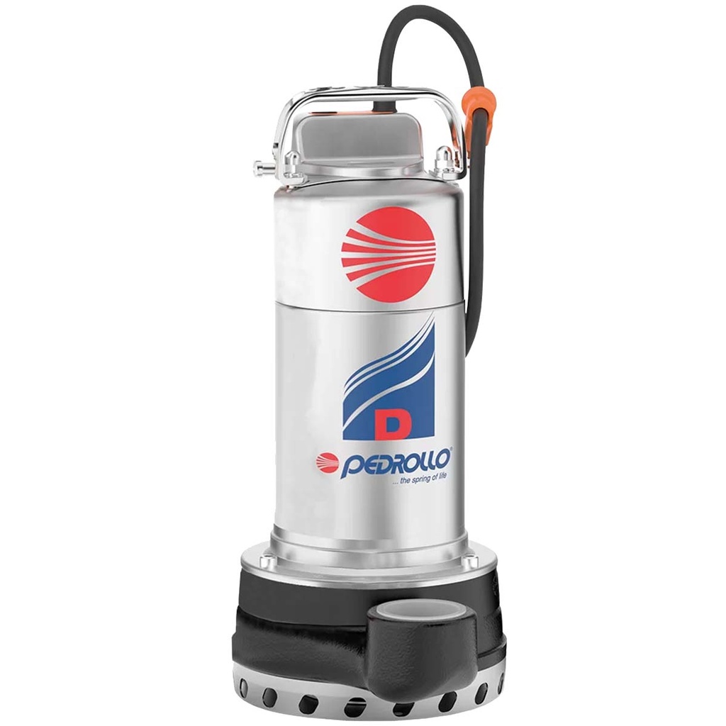 BOMBA SUMERGIBLE DE DRENAJE PEDROLLO MODELO D 10-N - 1 HP - PARA AGUAS ...